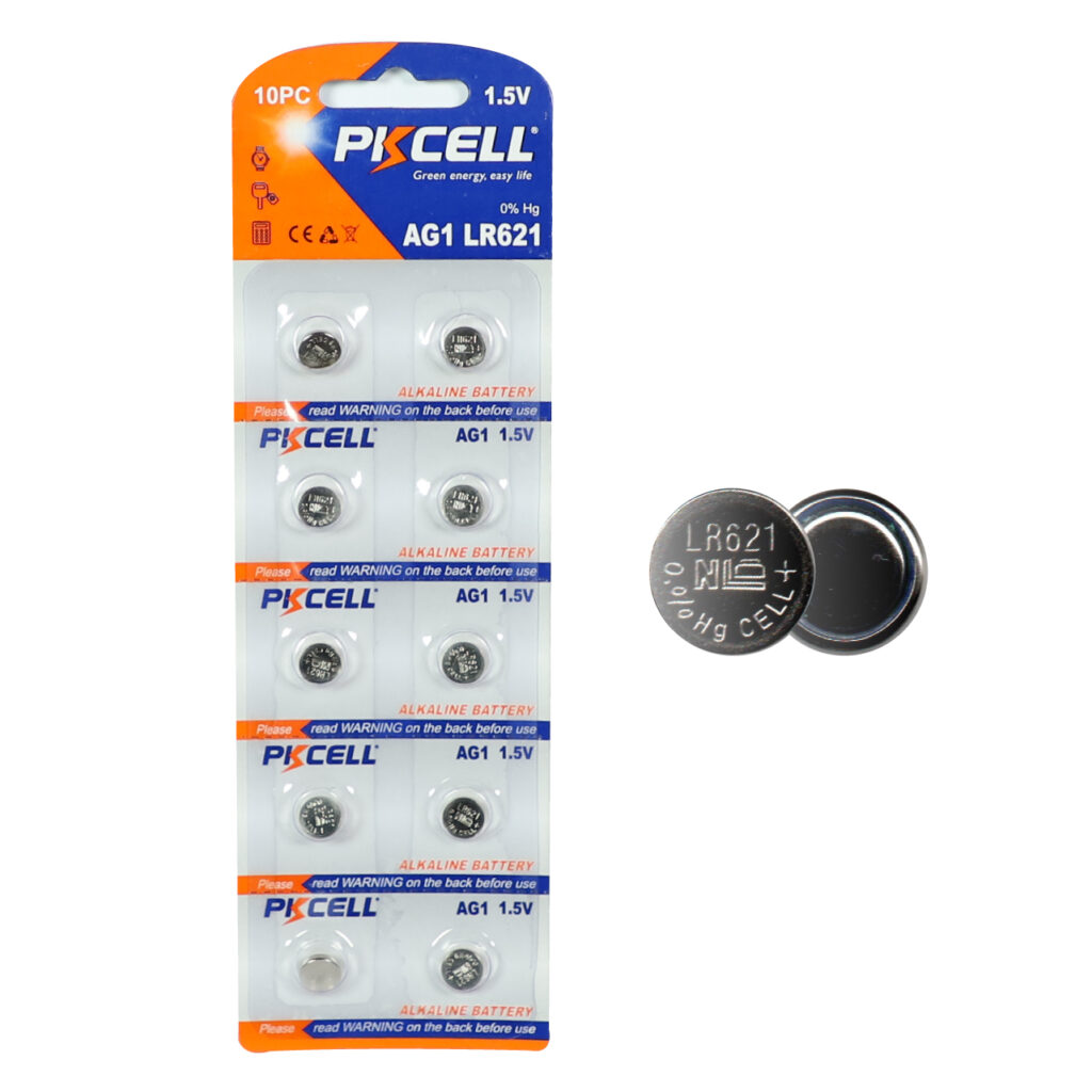 PKCELL AG1=364/SR621/LR60/164/621 Pila Alcalina – GRUPO SACKS